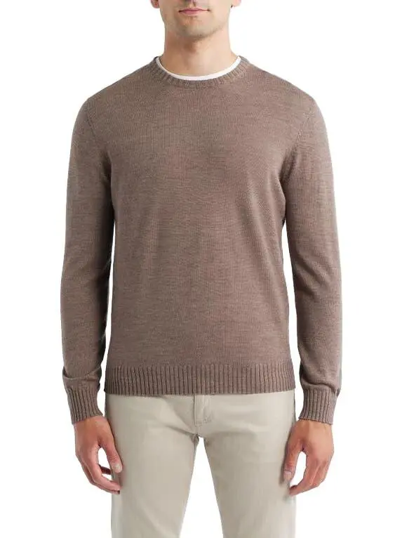 Johnnie-o Ronald Merino Wool Sweater - Havana