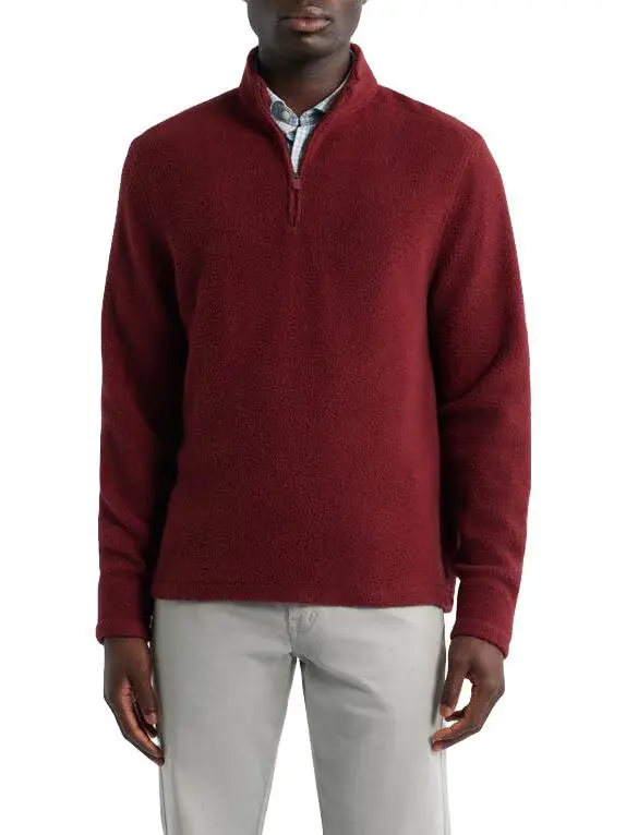 Johnnie-o Fleece Half Zip Pullover - Pinot