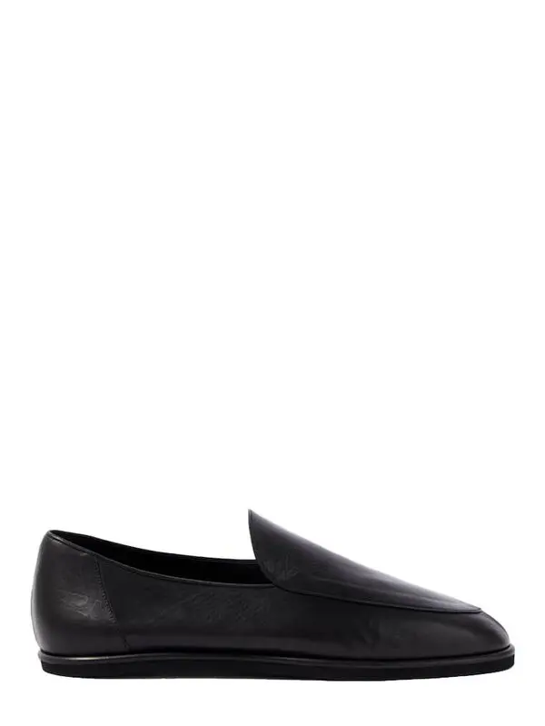 Auralee Leather Loafers - Black