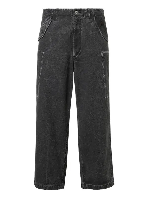A.PRESSE M51 Wide-leg Jeans - Black