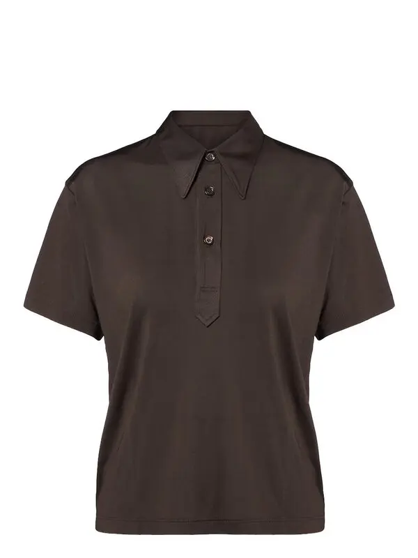 MAISON MARGIELA Polo Shirt - Brown