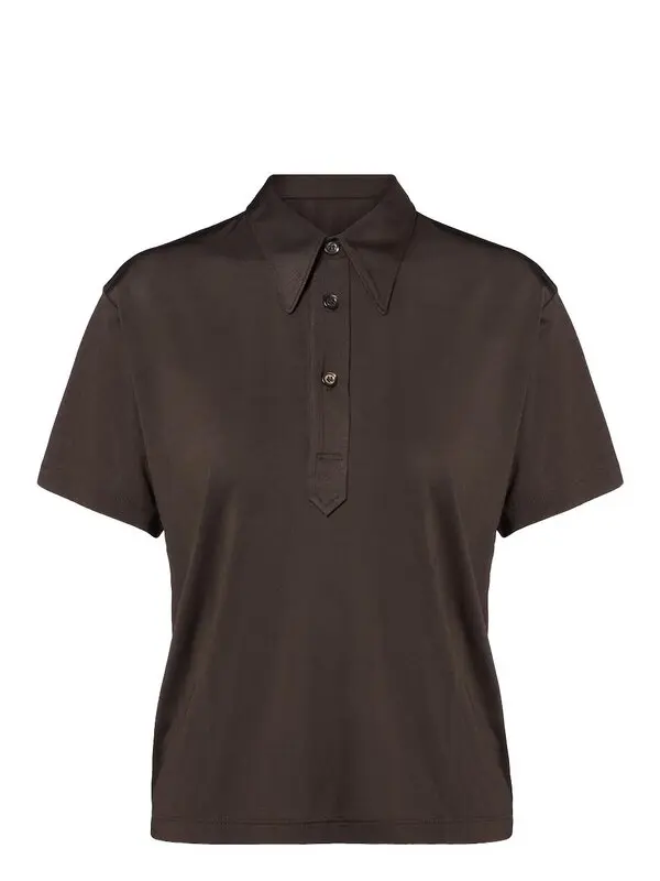 MAISON MARGIELA Polo Shirt - Brown