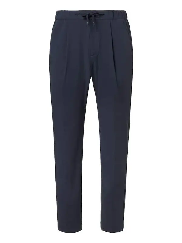 Herno Mid-rise Tapered Pants - Blue