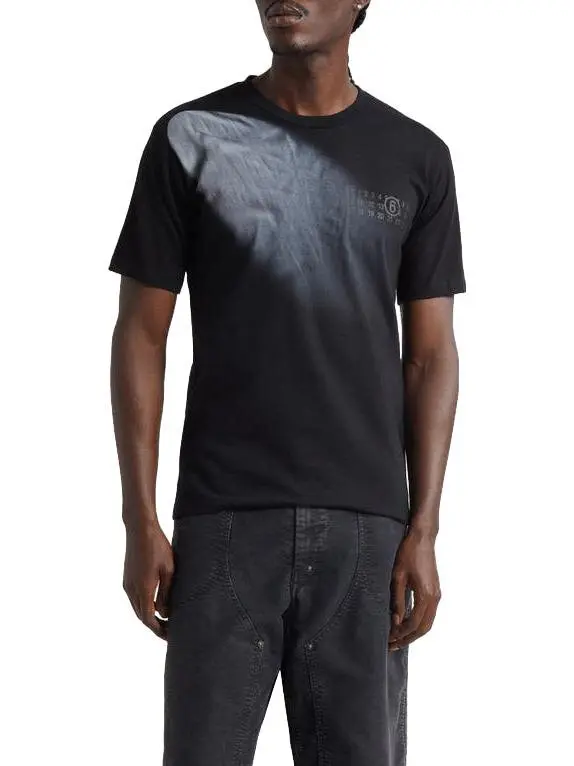 MAISON MARGIELA Cotton Graphic T-shirt - Black