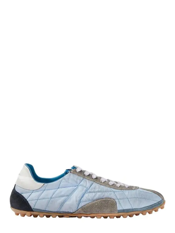 MAISON MARGIELA Sprinters Suede-trimmed Sneakers - Blue
