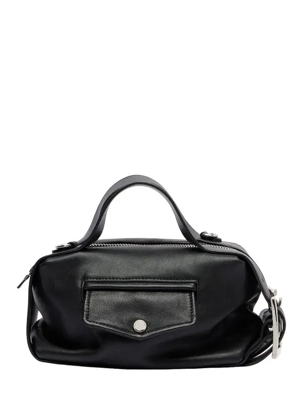 Simone Rocha Biker Belt Mini Leather Tote - Black