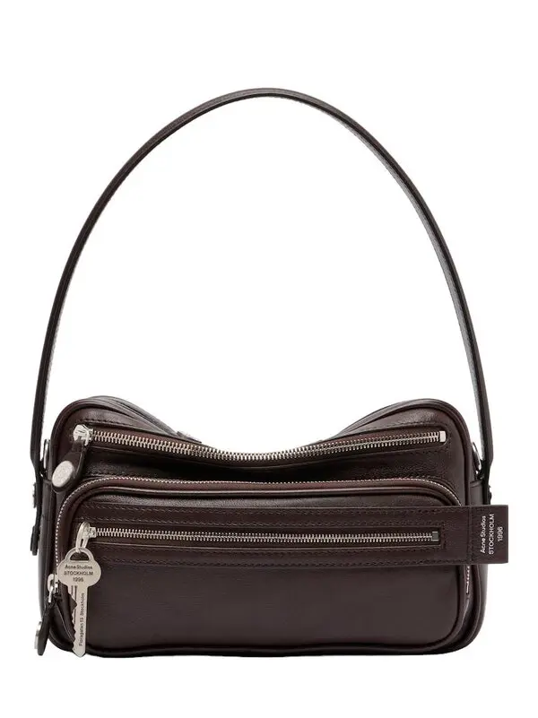 Acne Studios Camero Party Leather Shoulder Bag - Brown