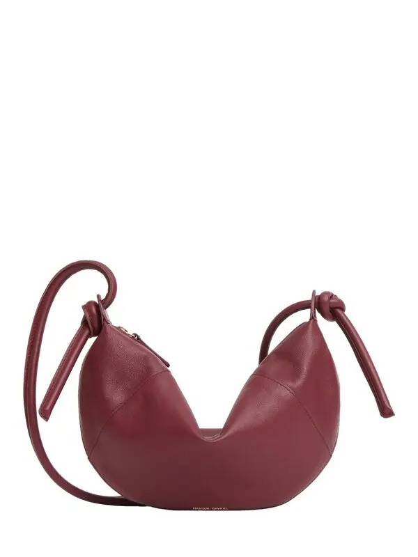 MANSUR GAVRIEL Mini Fortuna Crossbody Bag - Oxblood