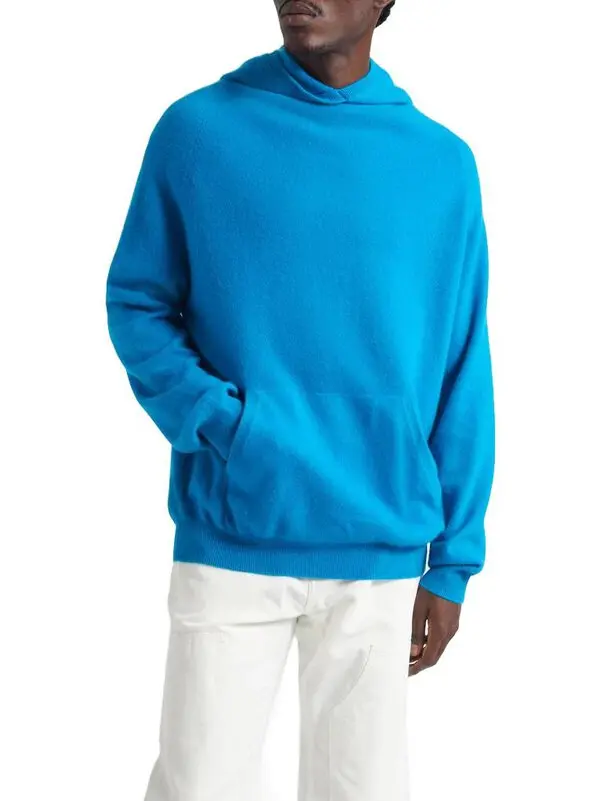 Frenckenberger Hooded Cashmere Sweater - Electric Blue