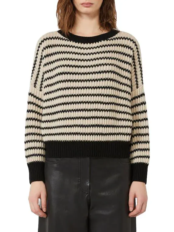 Max Mara Ezor Crop Wool Sweater - Beige