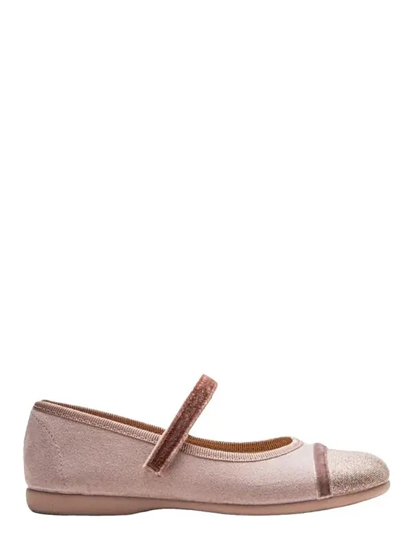 CHILDRENCHIC Giselle Mary Jane Cap Toe Flat - Rose