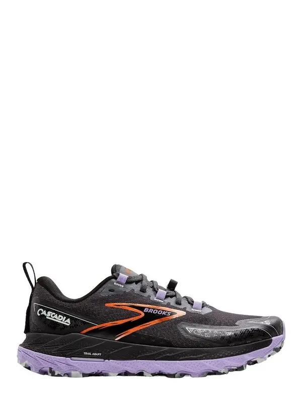 Brooks Cascadia 18 Athletic Sneakers - Ebony/sweet Lavender/copper