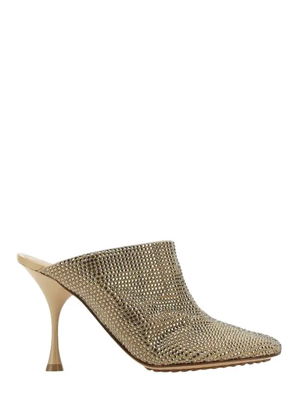 Bottega Veneta Dot Heeled Pumps - Beige