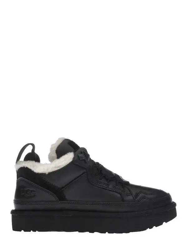 UGG Lowmel Leather Low-top Sneakers - Black