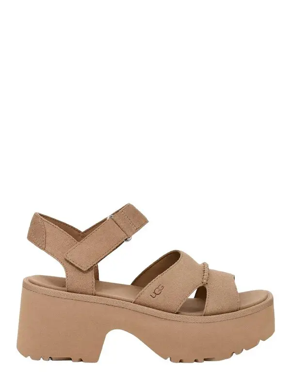 UGG New Heights Ankle Strap Sandal - Mustard Seed