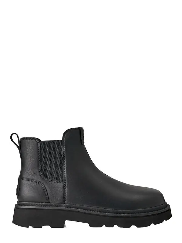 UGG Chelsea Lug Leather Boot - Black
