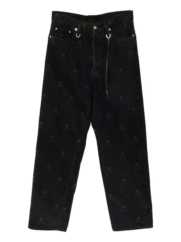 MASTERMIND WORLD Monogram Jeans - Black