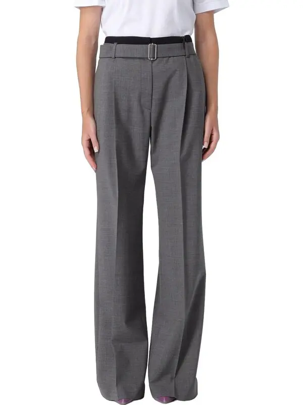 MSGM Wide Leg Trousers - Grey