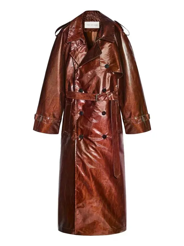 Dries Van Noten Water-repellent Trench Coat - Brown