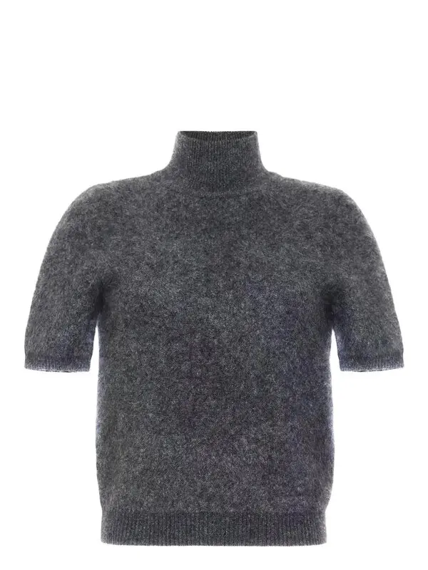 Adam Lippes Ari Brushed-cashmere Top - Grey