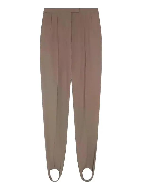Dries Van Noten Stirrup Trousers - Brown