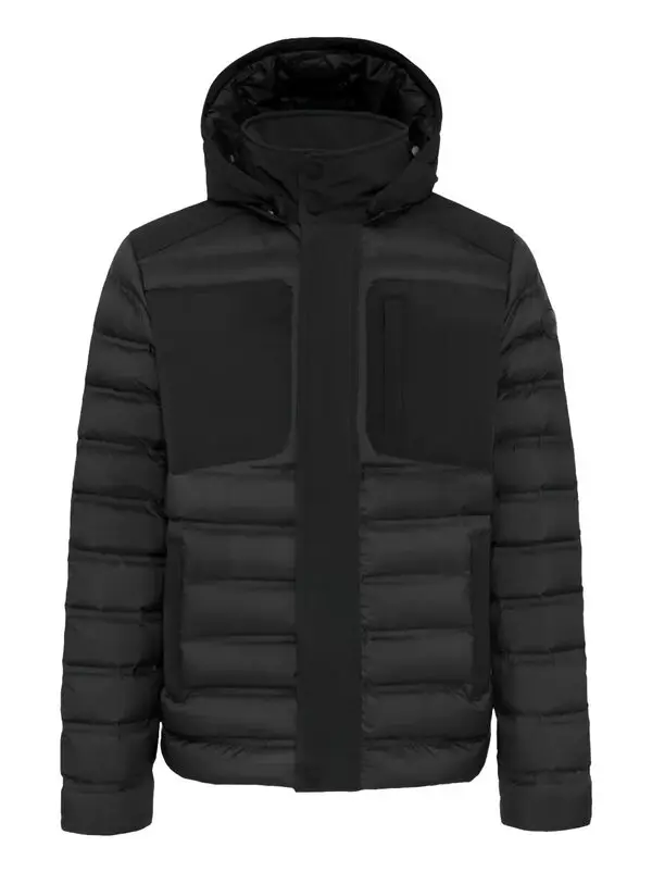 COLMAR Quilted Hooded Jacket - Black
