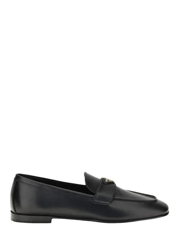 Prada Triangle Logo Loafer - Black