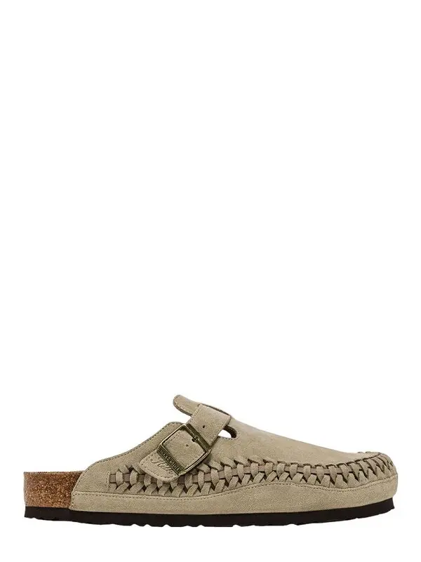 BIRKENSTOCK Kith X Boston Braided Clogs - Tan