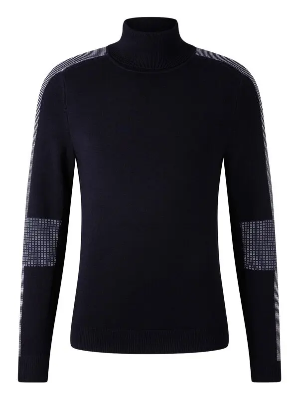 Bogner Emil Turtleneck Pullover - Navy Blue