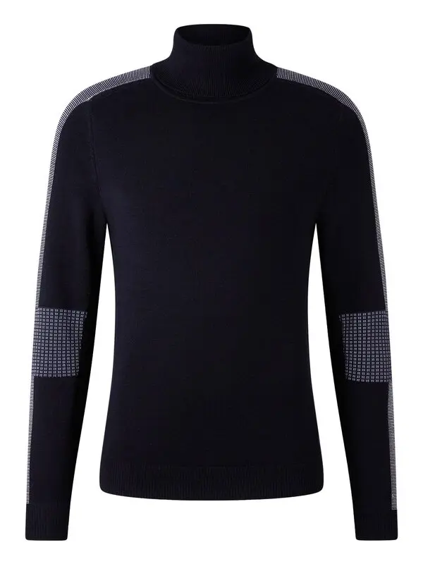 Bogner Emil Turtleneck Pullover - Navy Blue