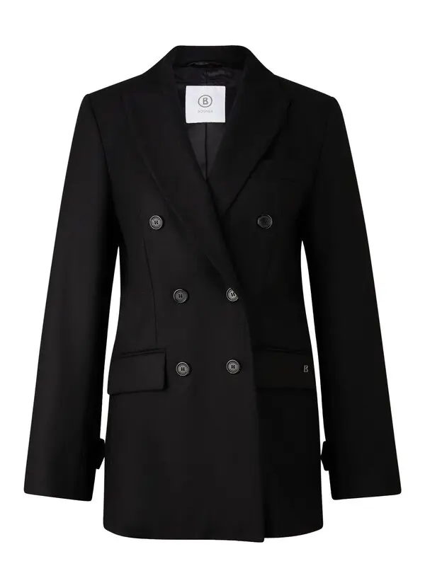 Bogner Virgin Wool Hillary Blazer - Black