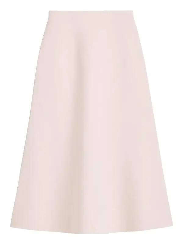 Scanlan Theodore Crepe Knit Soft Hem A-line Skirt - Ice.pink
