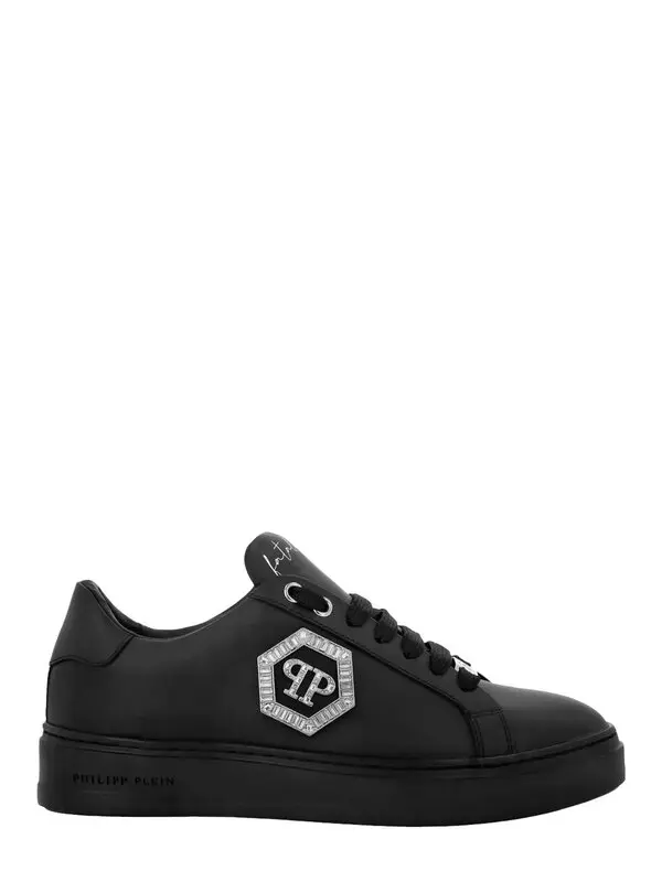 Philipp Plein Logo-plaque Low-top Sneakers - Black