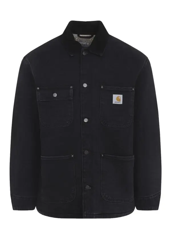 Carhartt Work In Progress Organic Cotton Chore Coat - Black