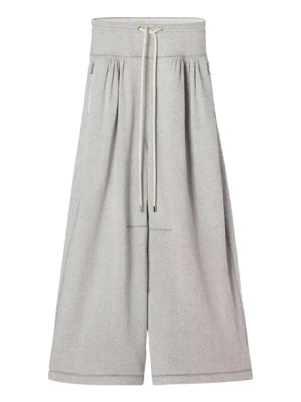 LANVIN Pleated Drawstring Trousers - Grey