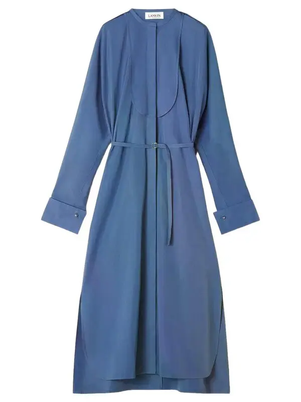 LANVIN Belted Midi Dress - Blue