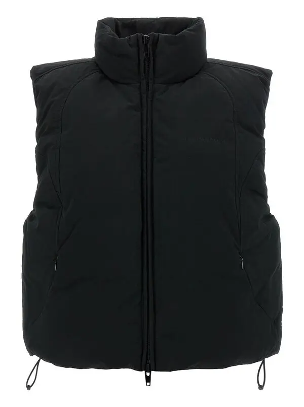 Alexander Wang Puffer Cropped Vest - Black