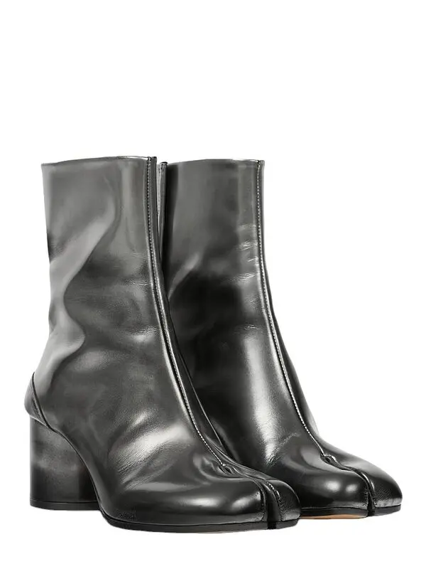 MAISON MARGIELA Tabi Ankle Boots - Silver/black