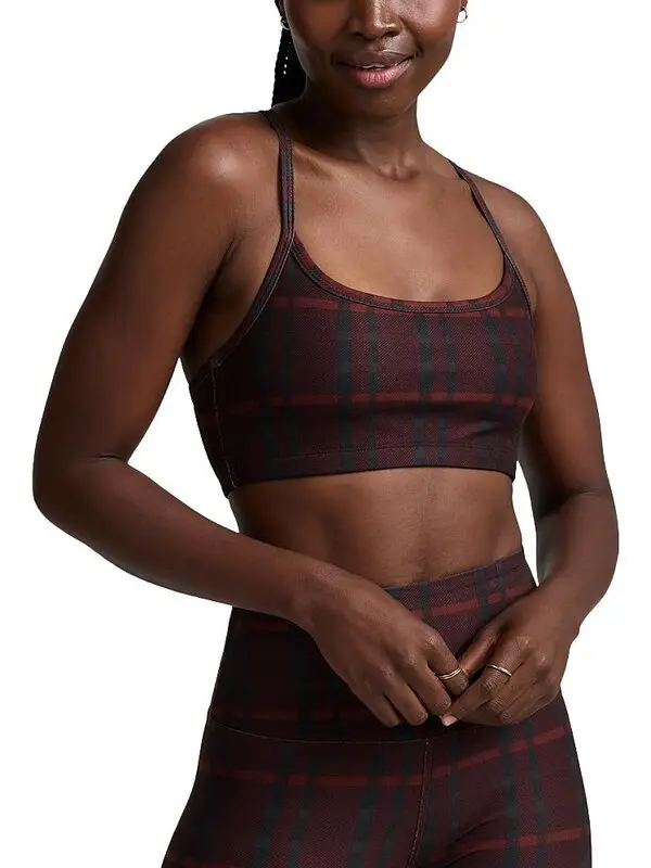 Beyond Yoga Softmark Slim Racerback Sports Bra - Dark Cherry