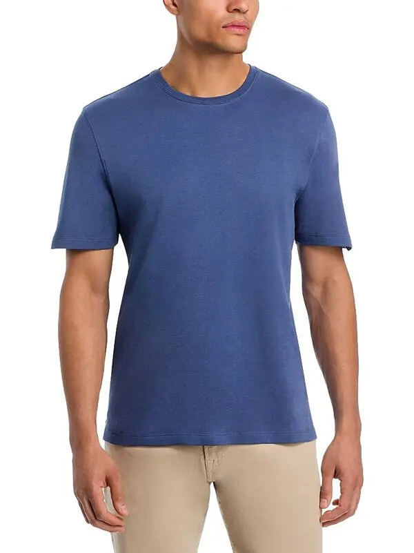 Bloomingdale'S Short Sleeved Crewneck Tee Exclusive - New Beach Blue