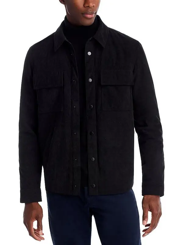 Bloomingdale'S Corduroy Shirt Jacket Exclusive - Black