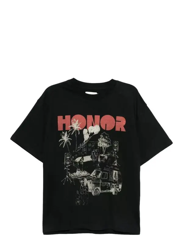 HONOR THE GIFT Block Party T-shirt - Black