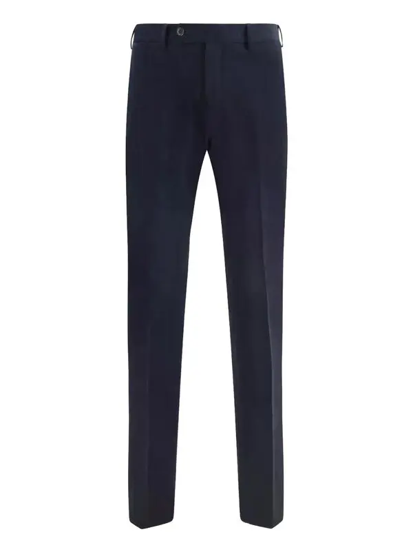 GERMANO 1952 Tailored Cotton Trousers - Blue