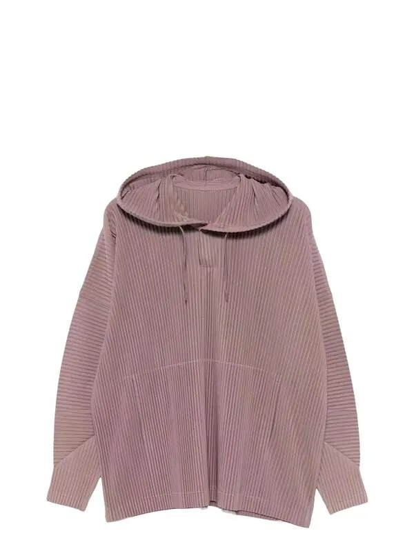 Issey Miyake Pleats Hoodie - Purple