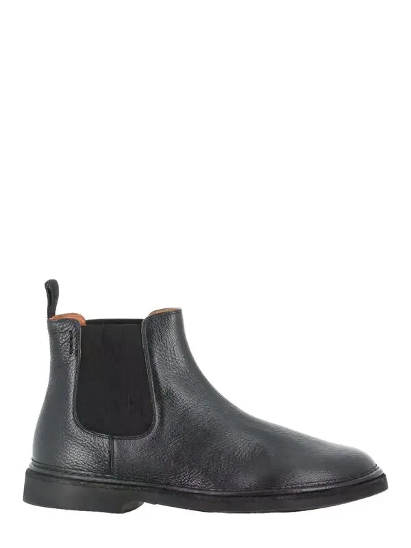 ALEXANDER HOTTO Leather Chelsea Boots - Black