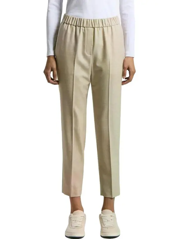 Peserico Elasticated-waist Trousers - Neutrals