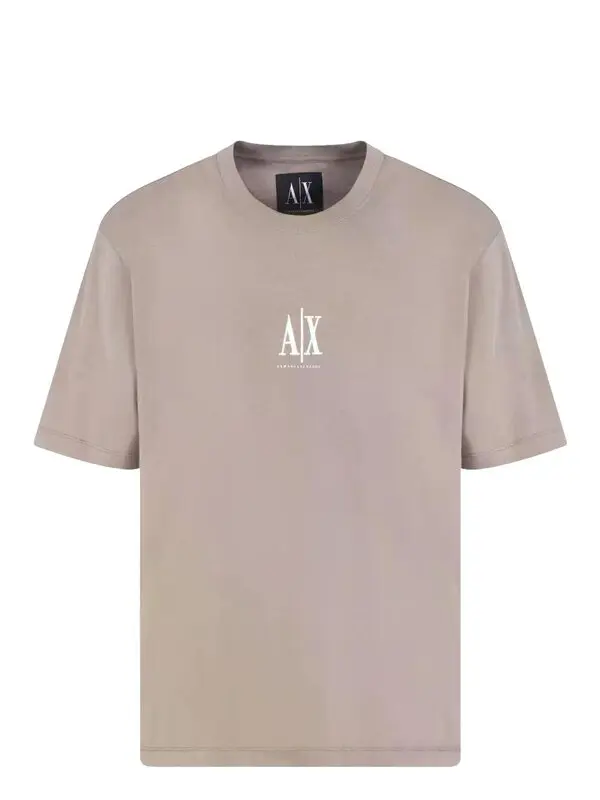 Armani Exchange Logo-print T-shirt - Brown