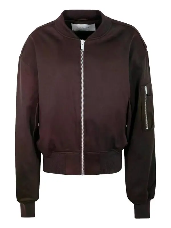 ENTIRE STUDIOS Zip-fastening Bomber Jacket - Brown