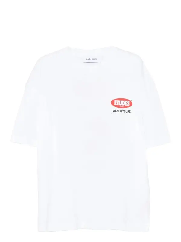 ÉTUDES STUDIO Logo-print T-shirt - White