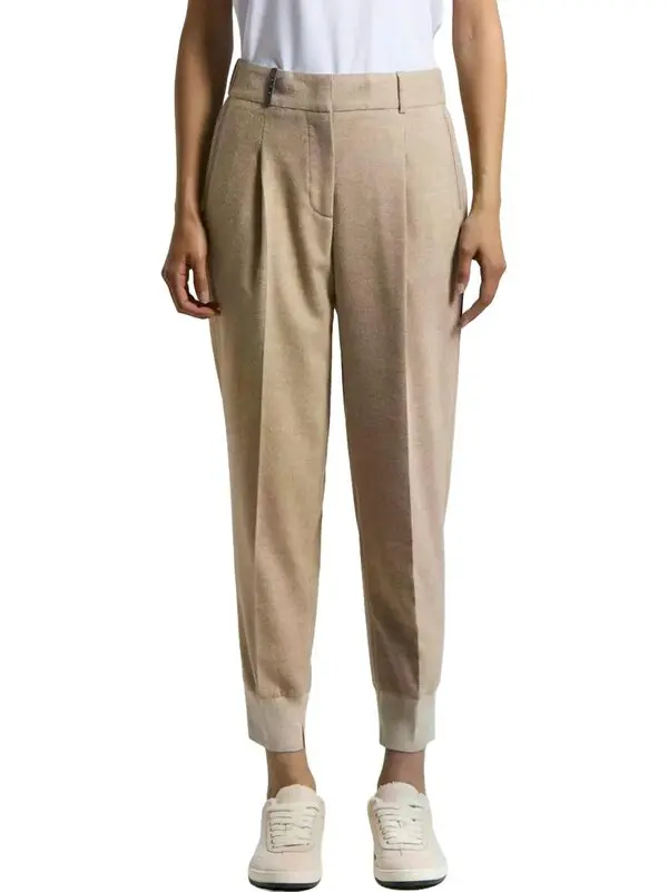 Peserico Pleated Trousers - Neutrals